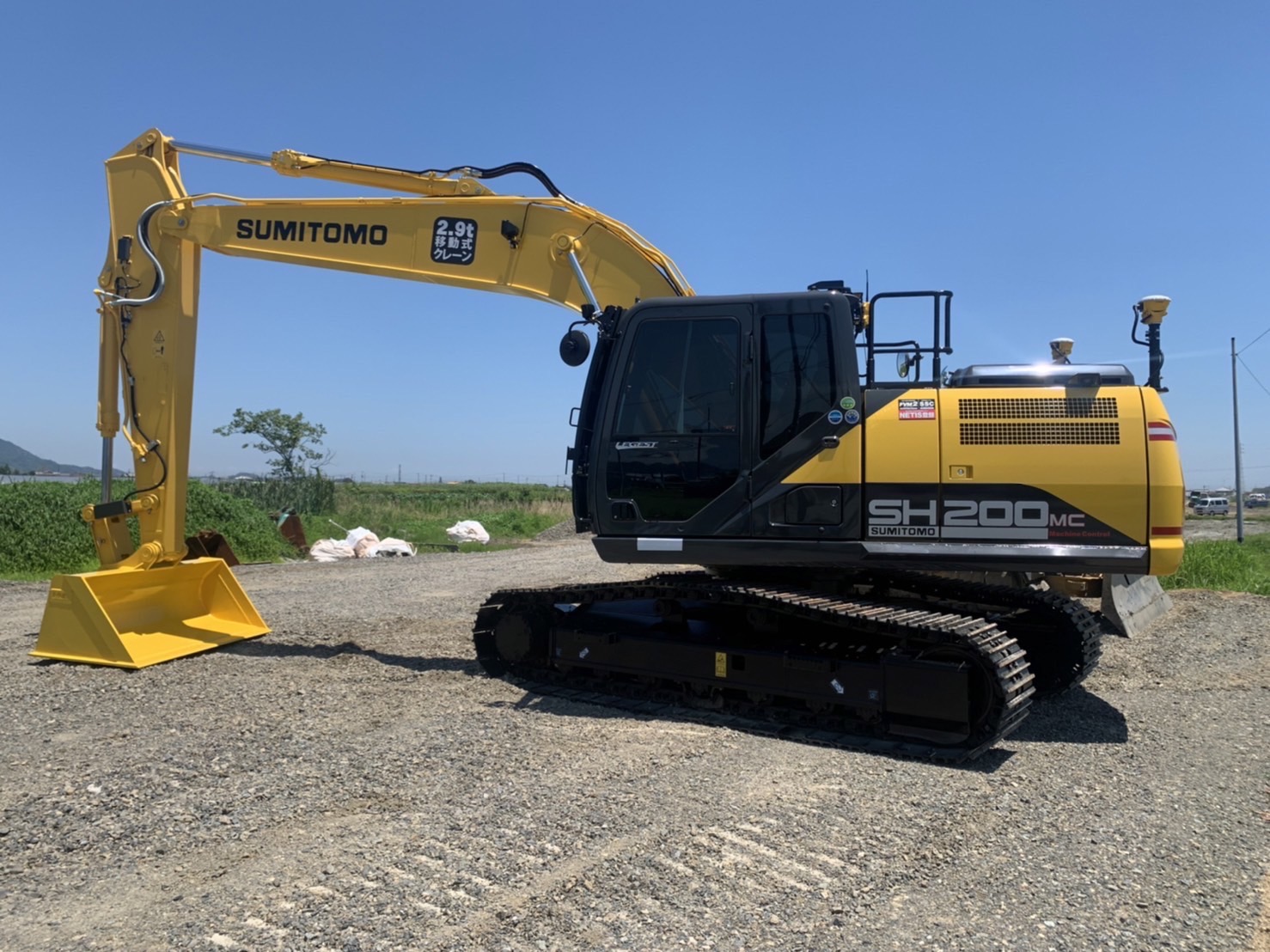 SH200-7バックホウが増えました！の巻 | 株式会社森賀建設